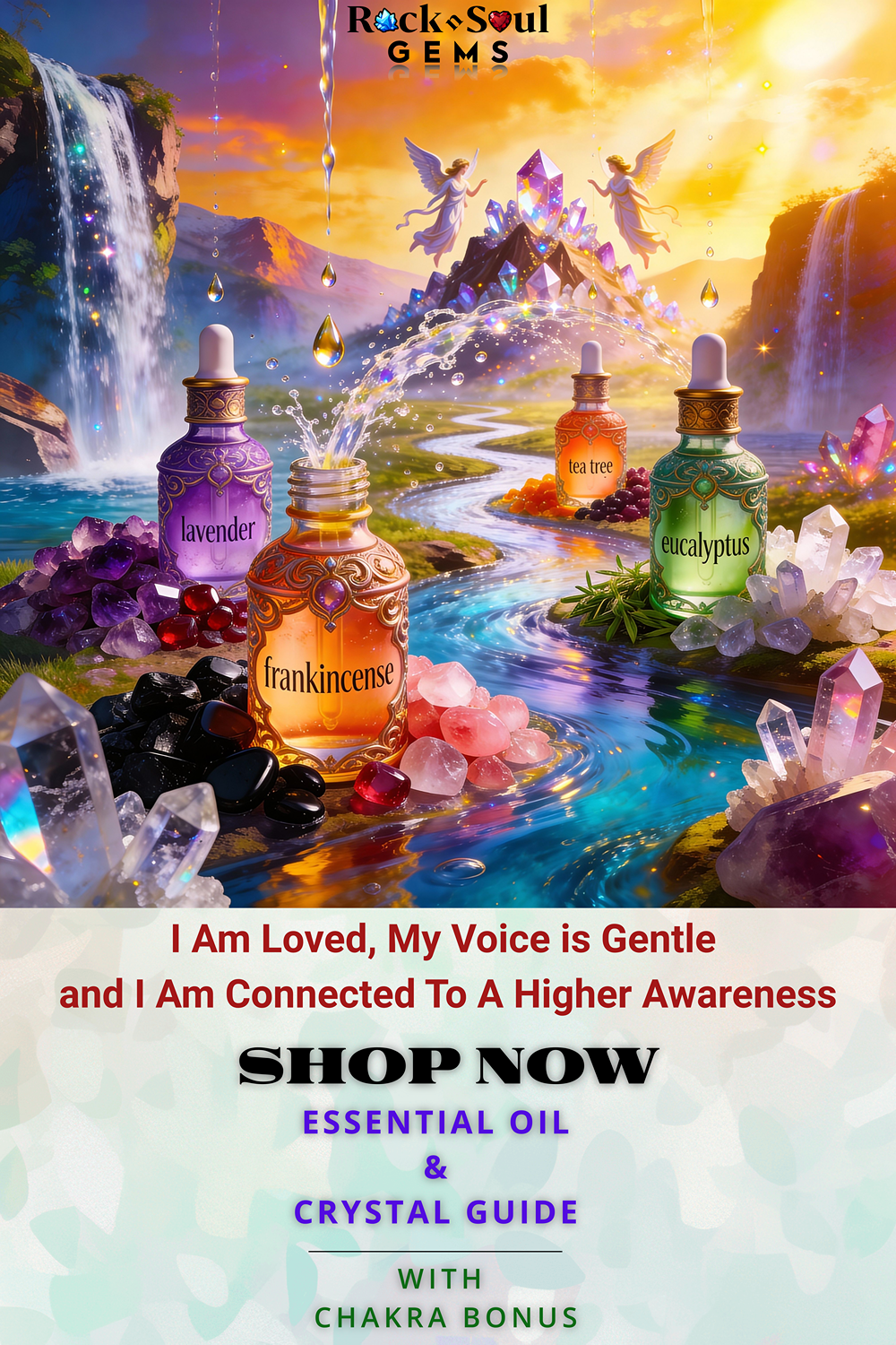 Intuitive guide to how to blend essential oils with crystals and bonus ...